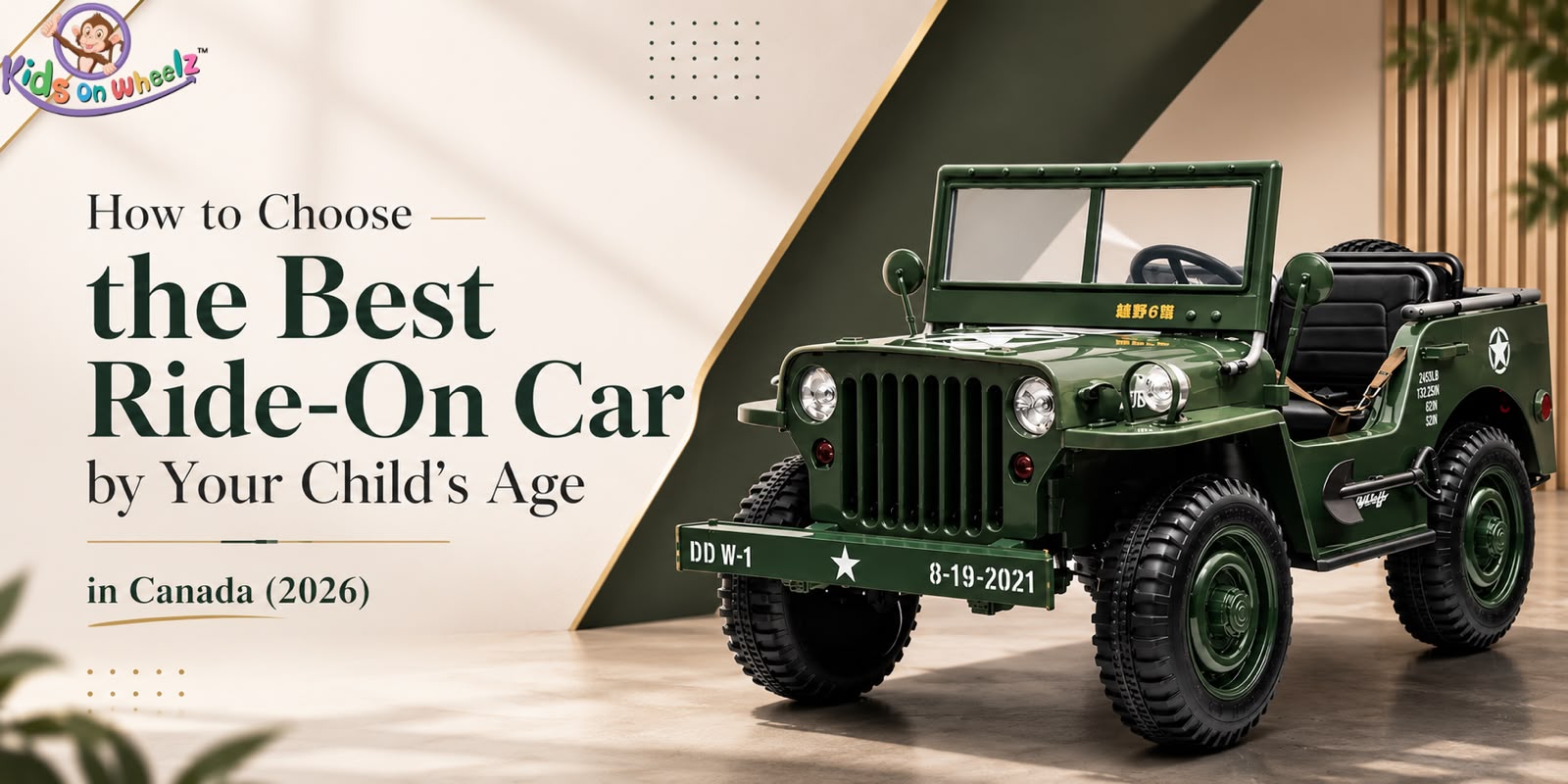How to Choose the Best Ride-On Car by Your Child's Age in Canada (2026 ...