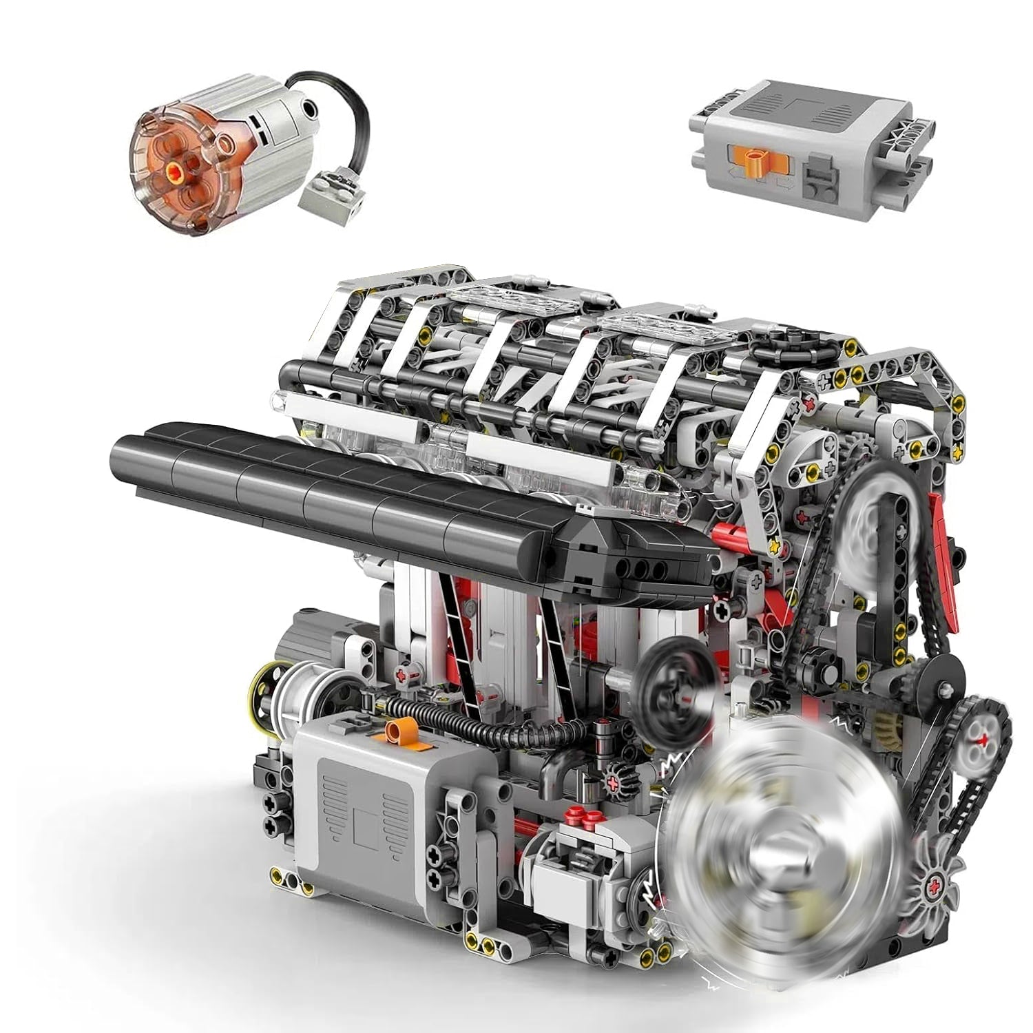 Mould King L4 Casoline Engine Building Blocks Kit - 1787Pcs – Kids On ...