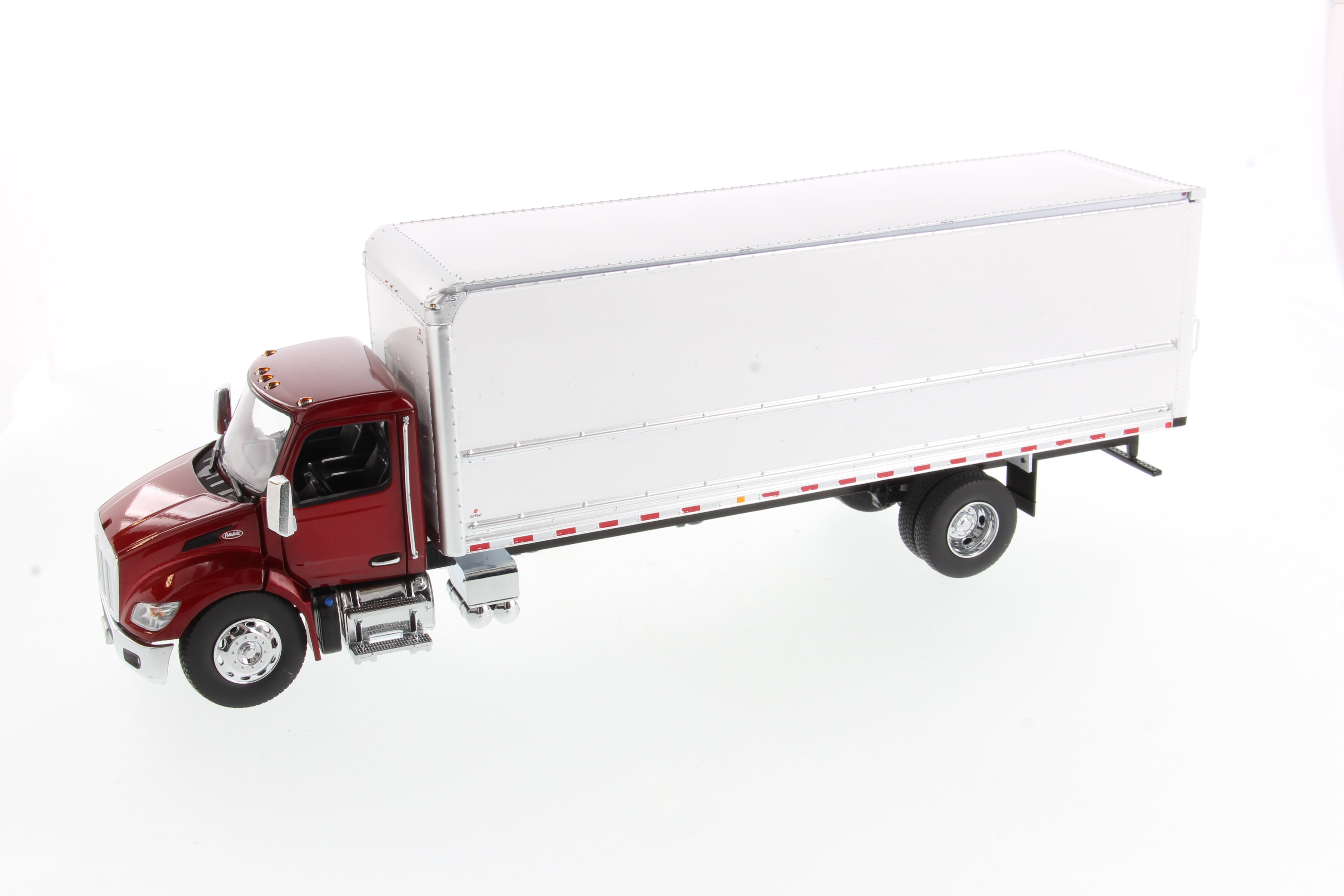 1:32 scale Peterbilt® Model 536 maroon Body with Wabash Supreme 26ft D ...