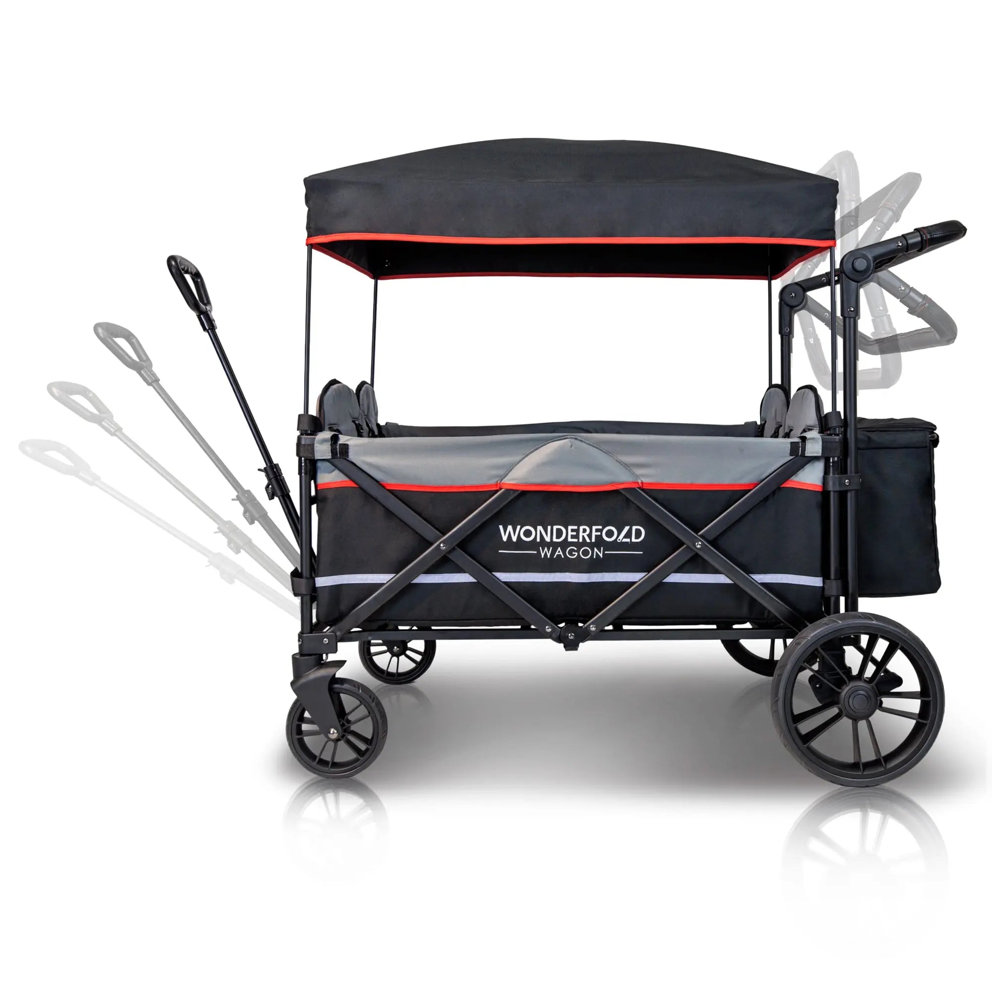 WonderFold X4 Quad Stroller Wagon - 4 Seater – Kids On Wheelz
