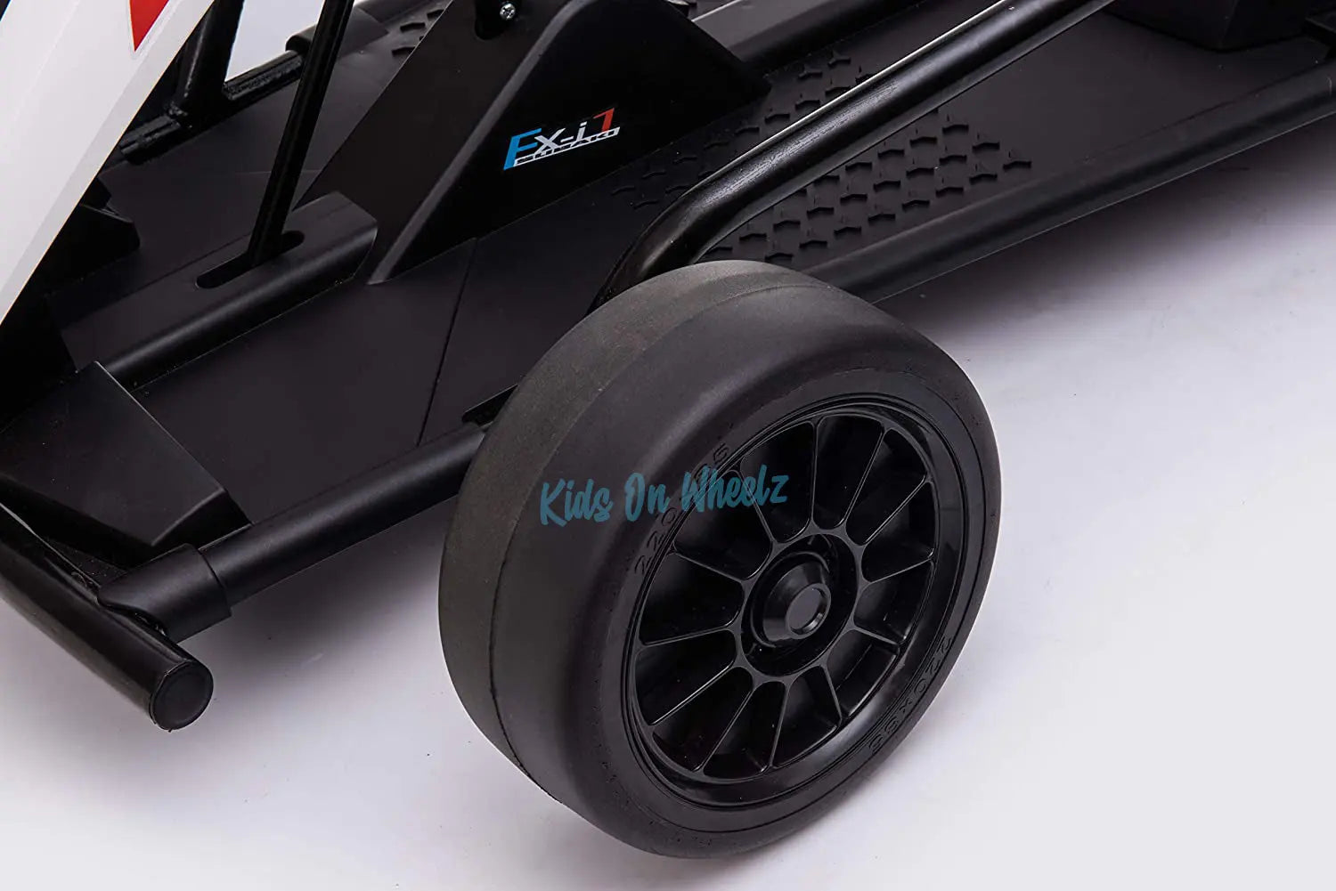 White 24V Go-Kart Ride-On Car for Kids - Kids on Wheelz – Kids On Wheelz